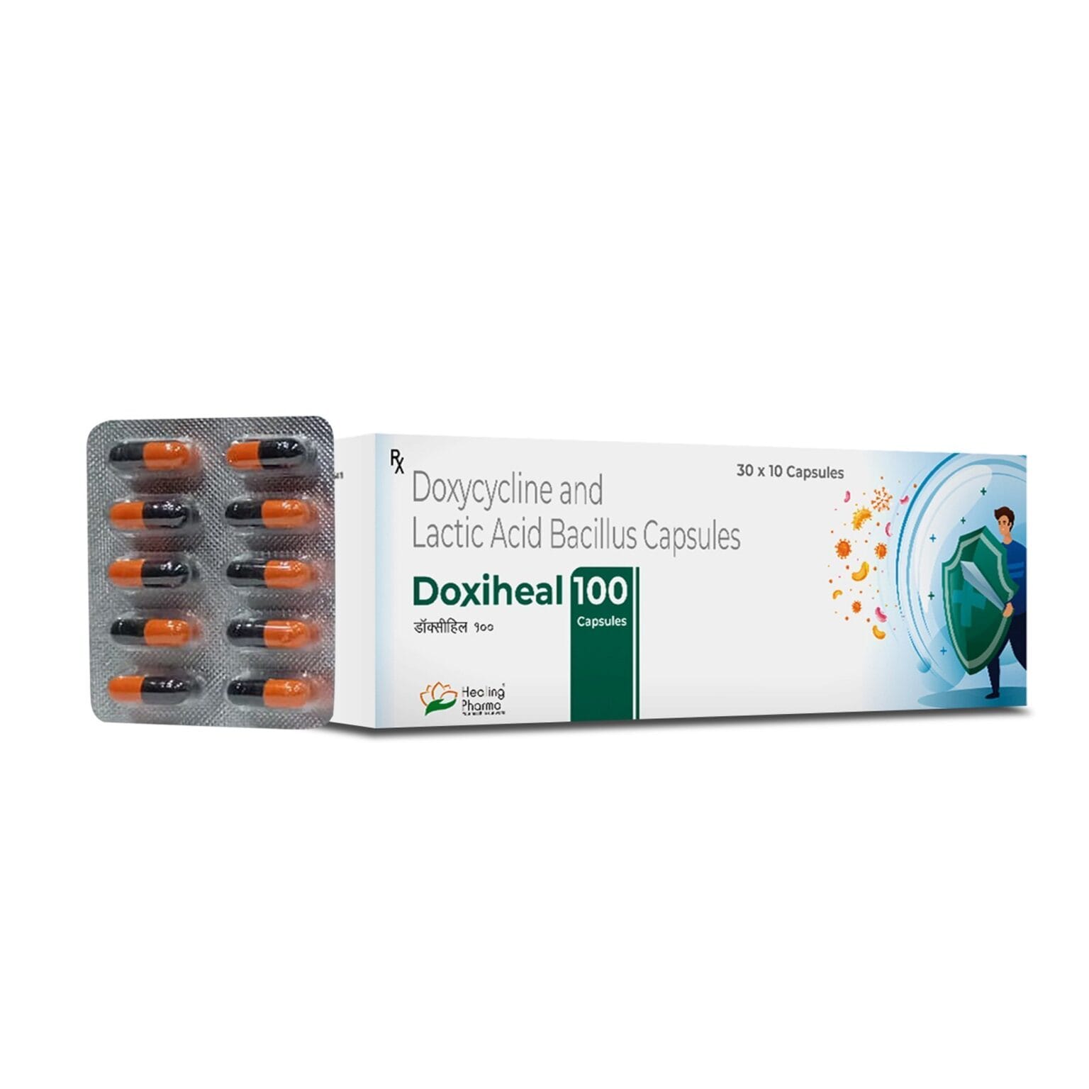 Doxiheal 100 mg (Doxycycline): Ingredients, Usage, Precautions